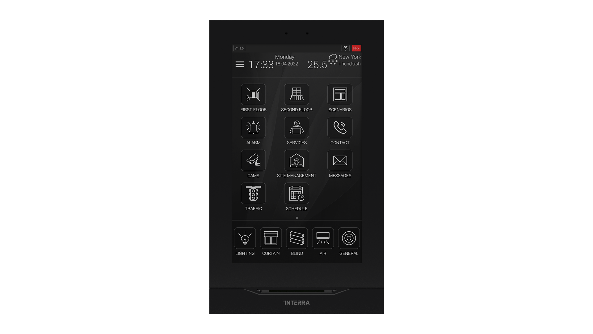 Interra i7+ 7" KNX Touch Panel Android - Interra Technology Benelux